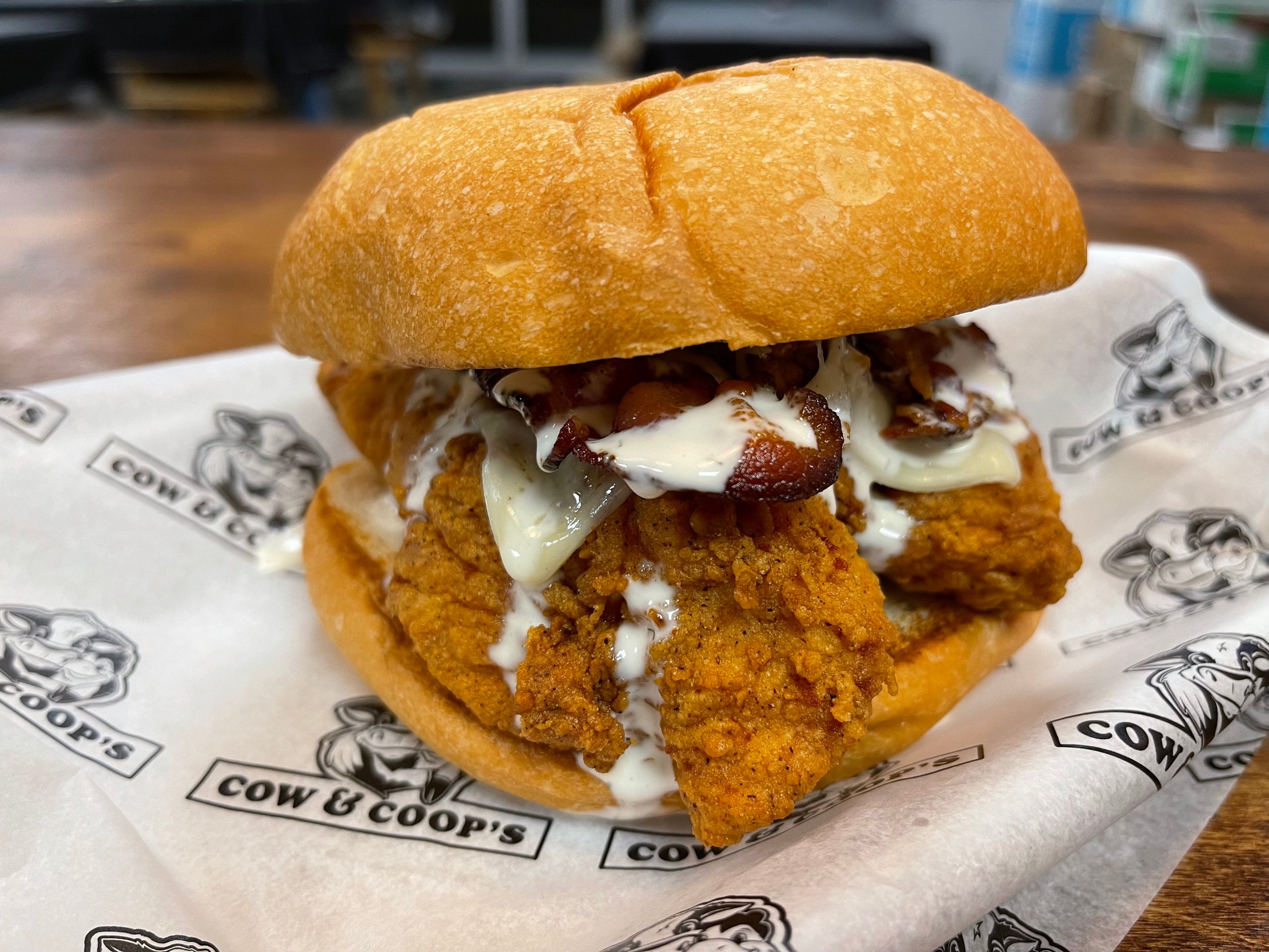 Chicken Sandwich Combo | Cow & Coop's